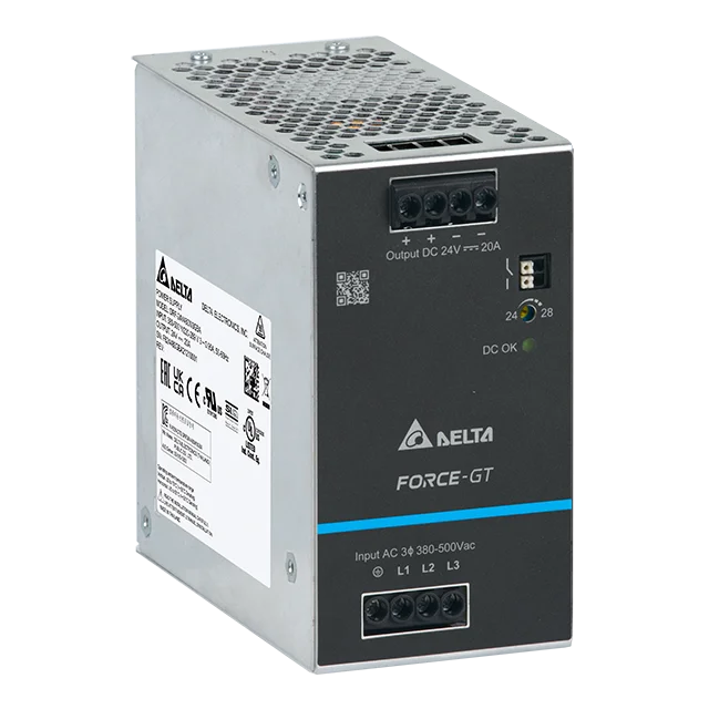 Delta Electronics FORCE GT 480W 3-Phase Series AC/DC Power Supply ...